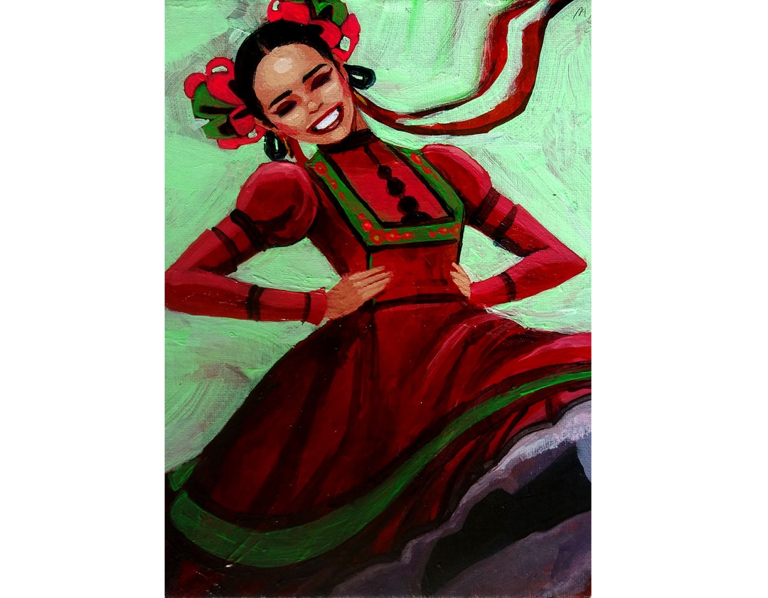 Mexican Chicano Art Poster Based on My Original Paintings Influenced by ...