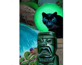 Mexican Chicano Art Poster From My Original Acrylic Painting | Etsy