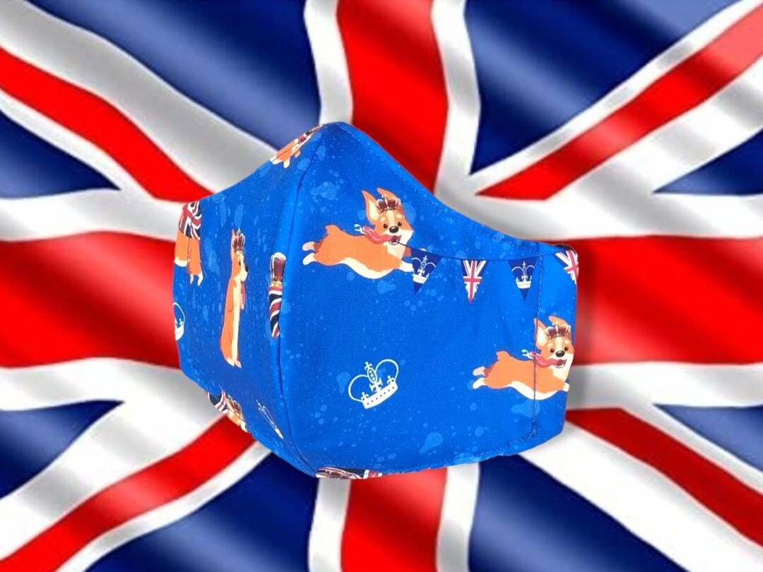 3 Layers Jubilee Face Mask, Filter Pocket, Adjustable Straps, 100% ...