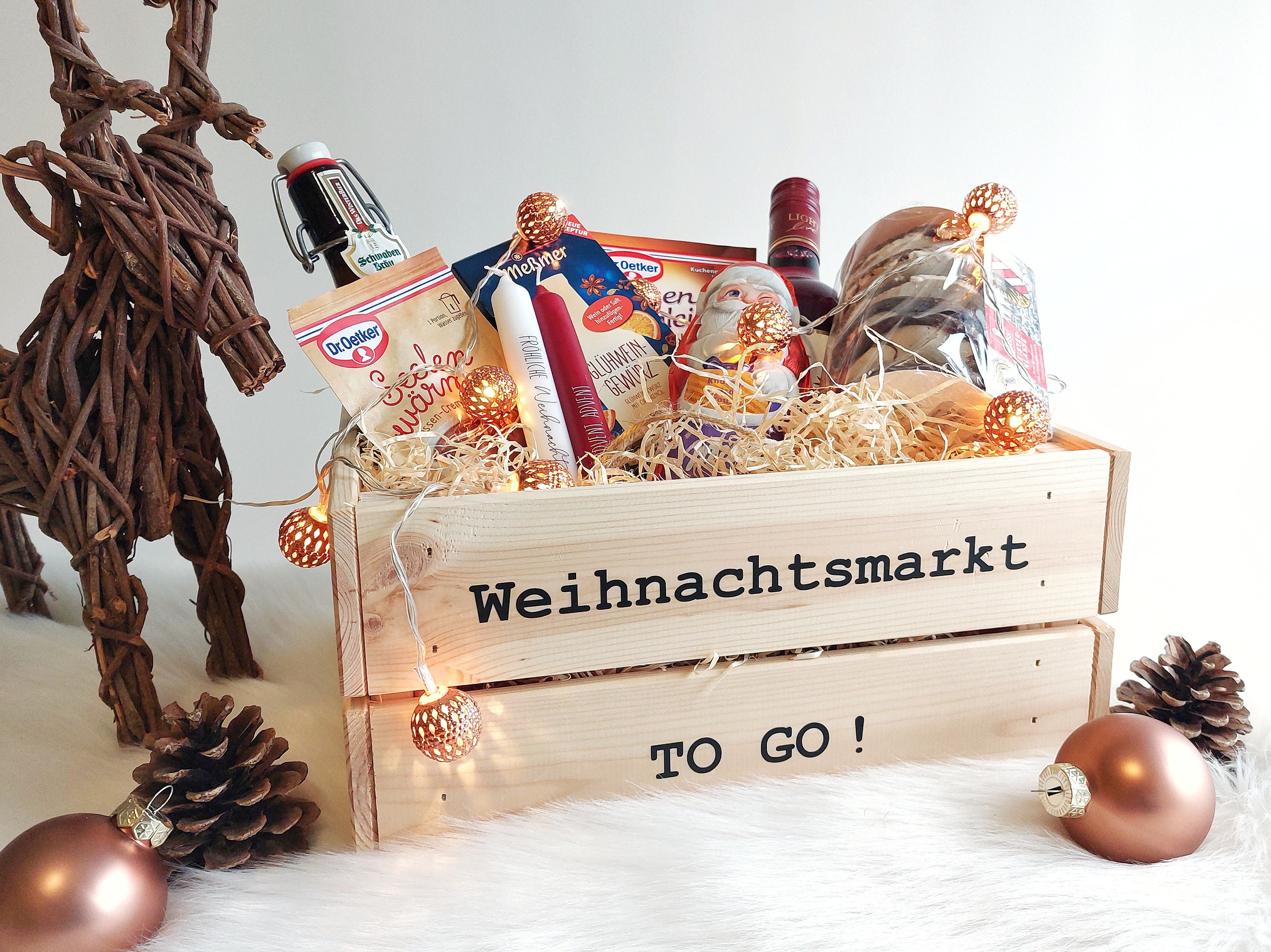 Weihnachtsmarkt to go mit Name personalisierte - Etsy.de