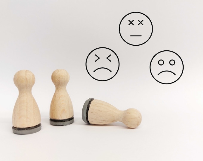 Ministempel - Motivstempel - Smiley - Emojis - grinsender Smiley ...