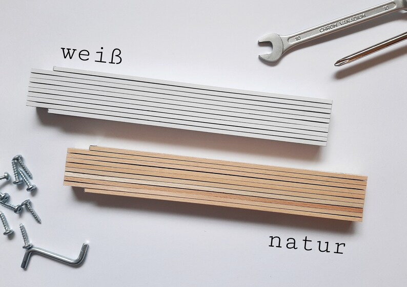 Meterstab mit Name und Herz Symbole Zollstock personalisiert | Etsy