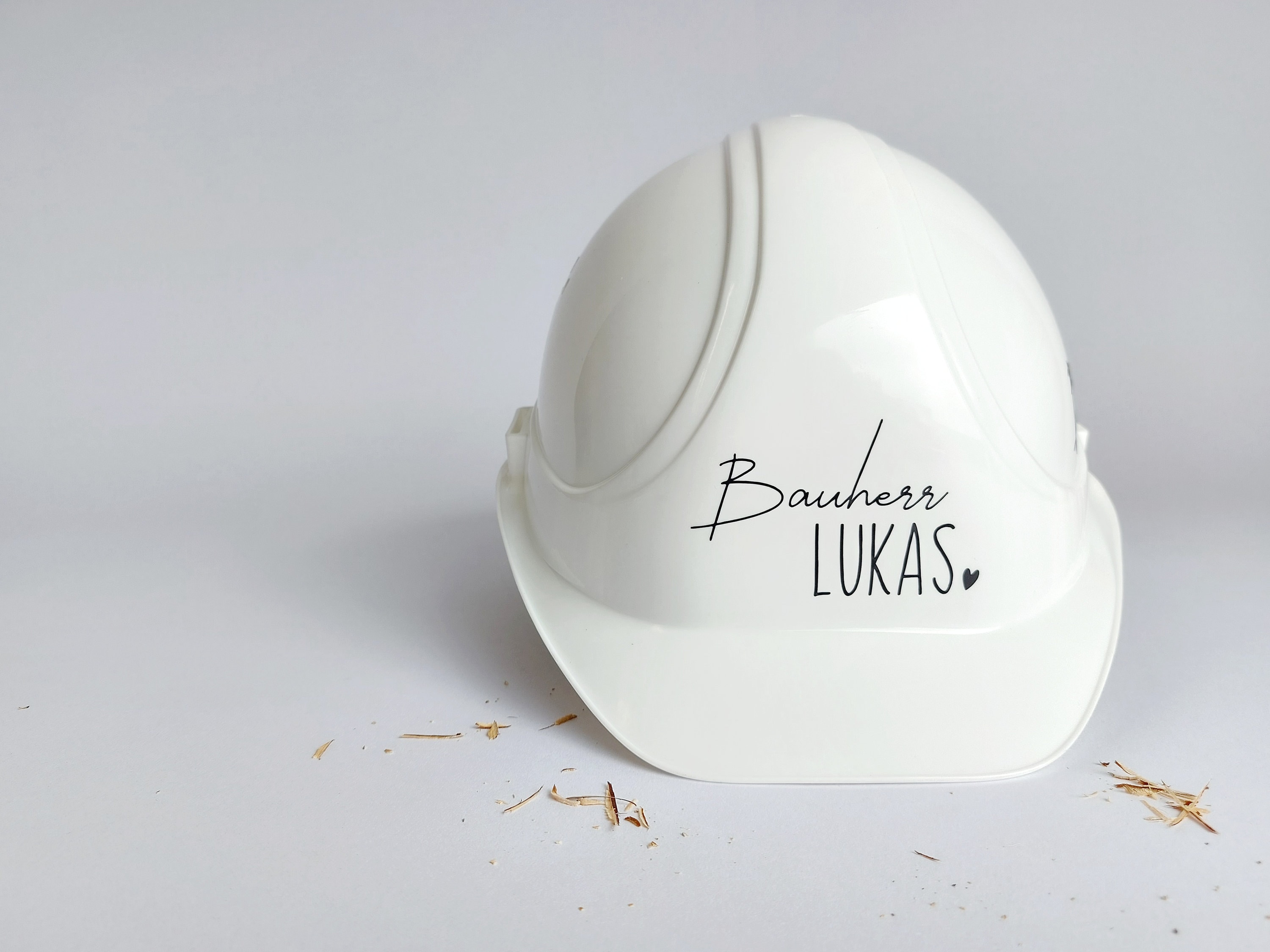 Bauherren Bauhelm Weiß mit Wunschnamen personalisierter - Etsy