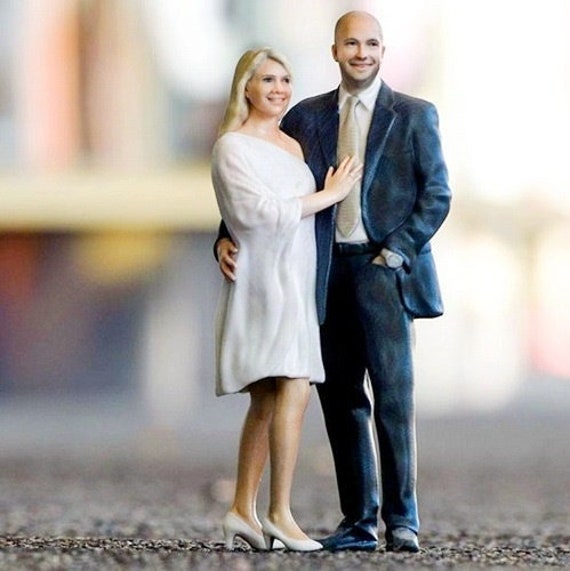 Custom Sculpture Figurebride and Groom Figurineswedding Cake - Etsy