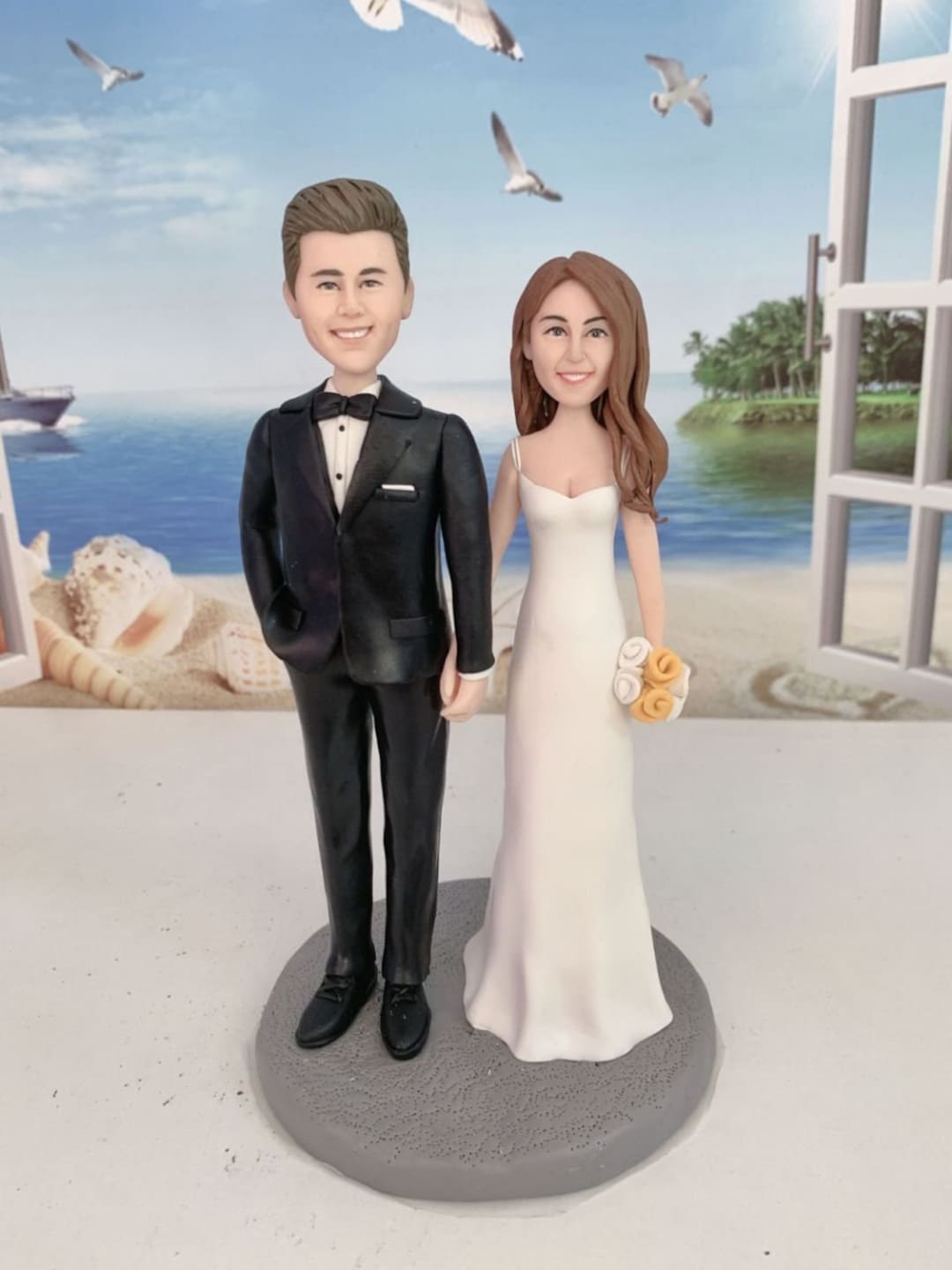 Custom Figurine Cake Topper, Personalized Figurine Couple,custom ...