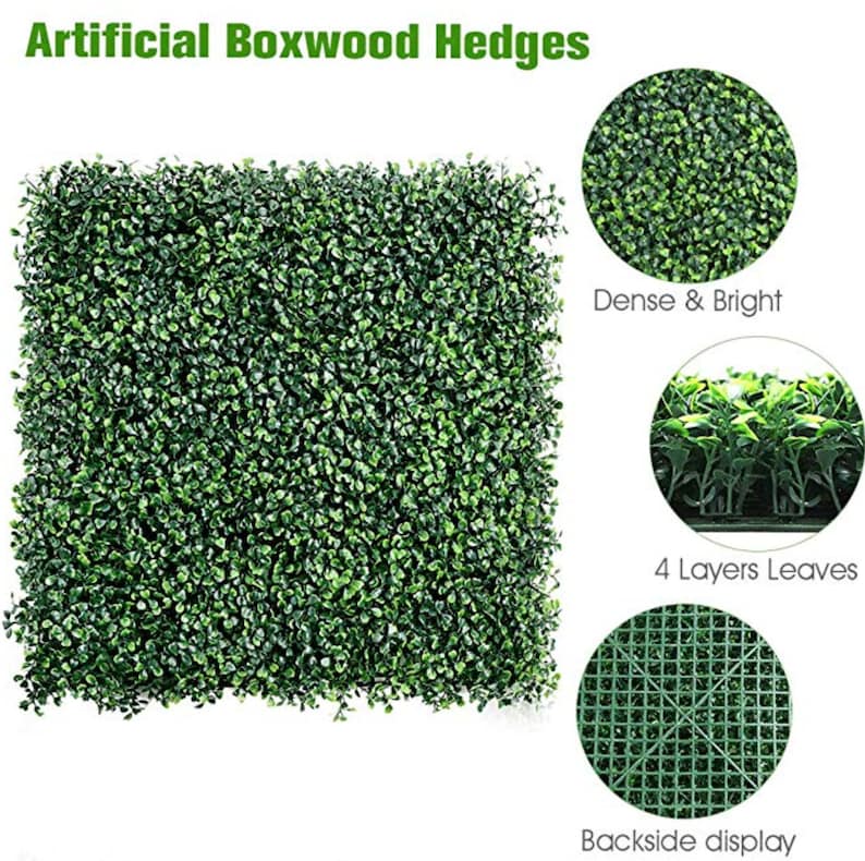 Boxwood Wall Panel Artificial Boxwood Backdrop Wedding - Etsy