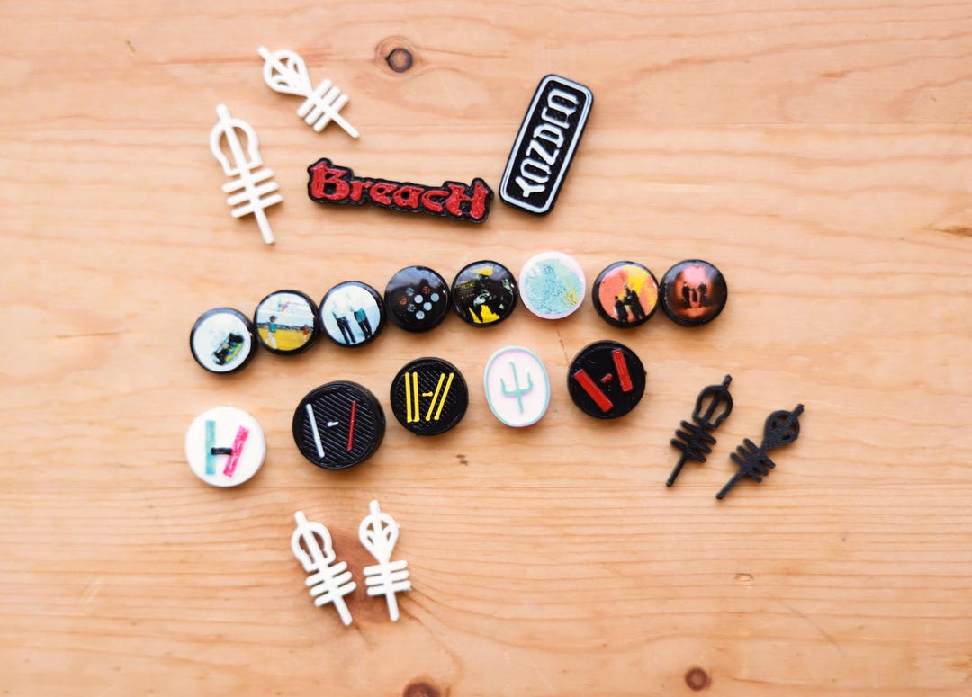 Twenty One Pilots Bead Kit | Album Art Charms, Kandi Bracelet DIY - Etsy