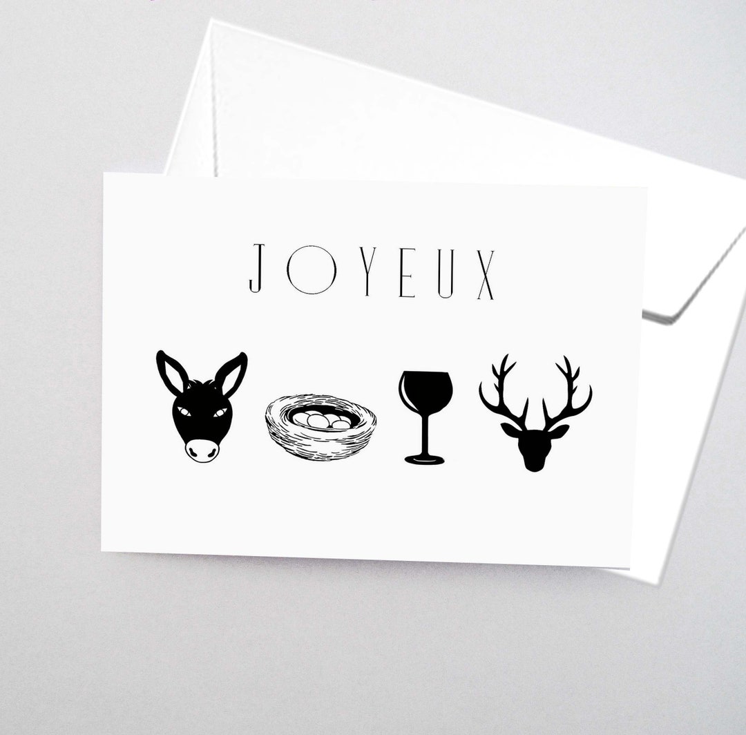 Carte anniversaire "Le rébus". - Etsy France