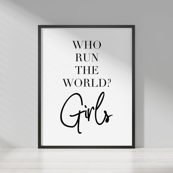 Who Run the World - Etsy