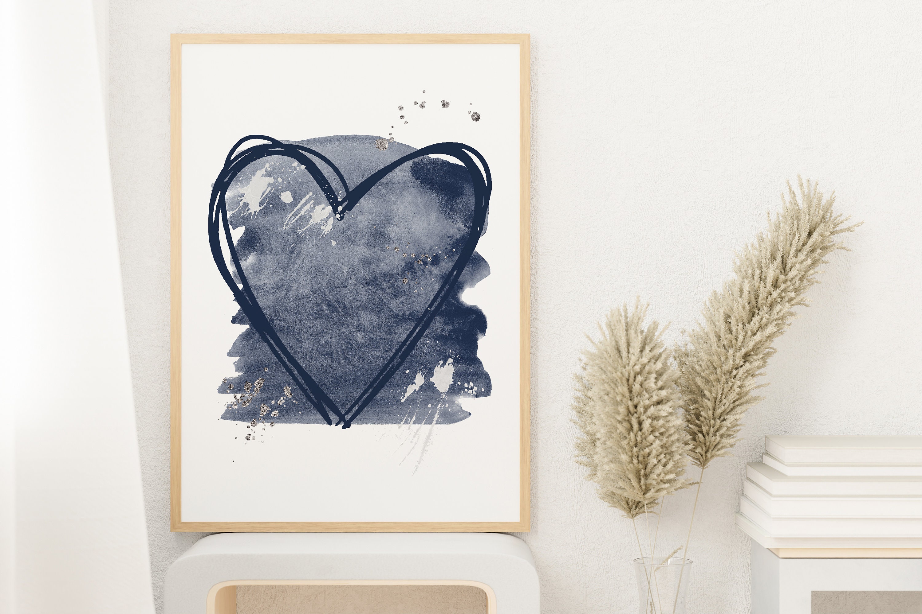 Navy Heart