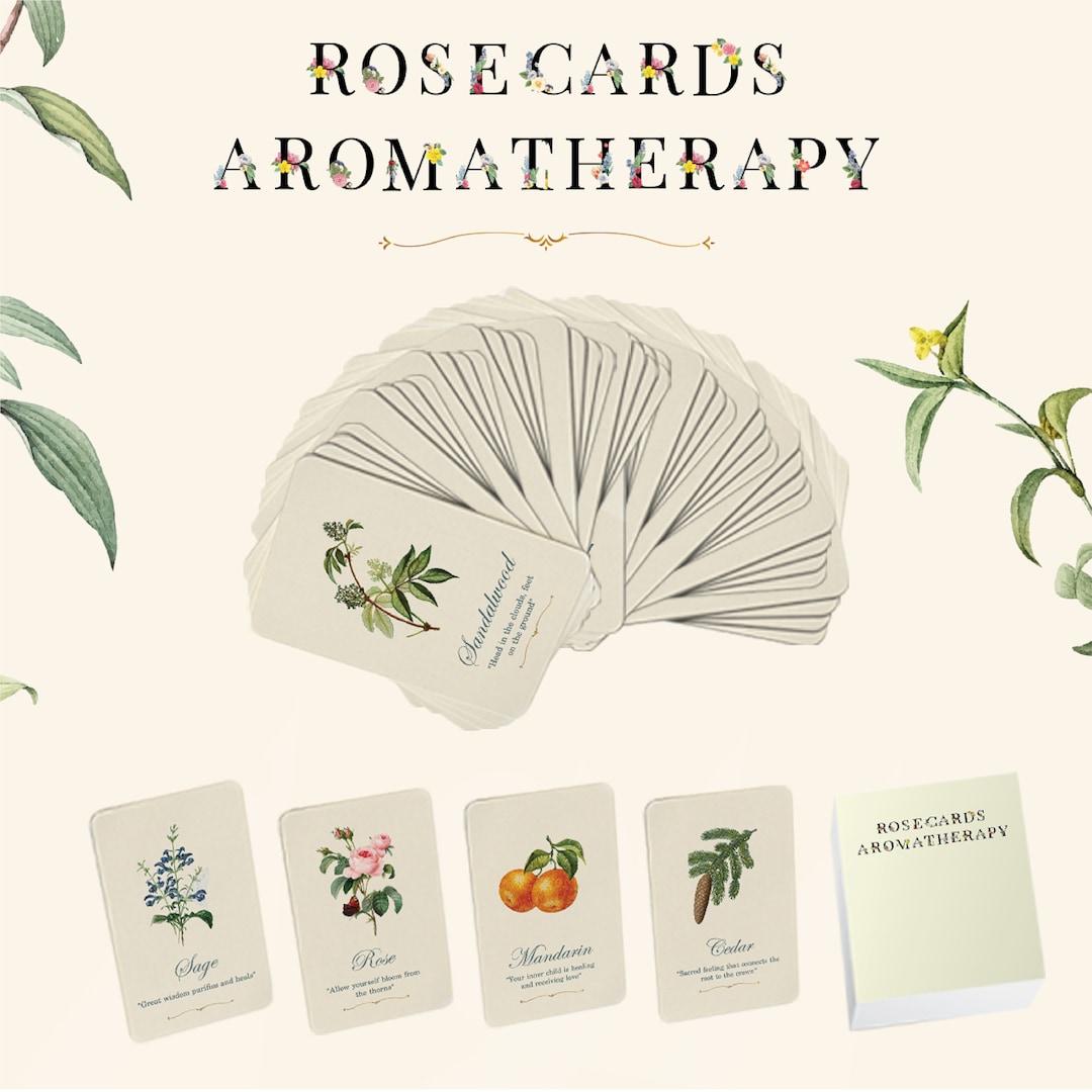 BOTANICAL TAROT Healing CARDS Deck - for the Good Witch,aromatherapy ...