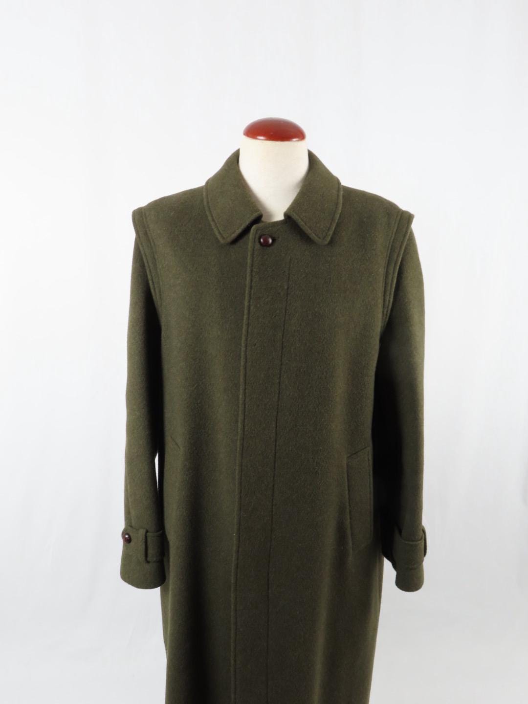 Classic Loden Overcoat Vintage Tiroler Country Coat 50 M/L - Etsy