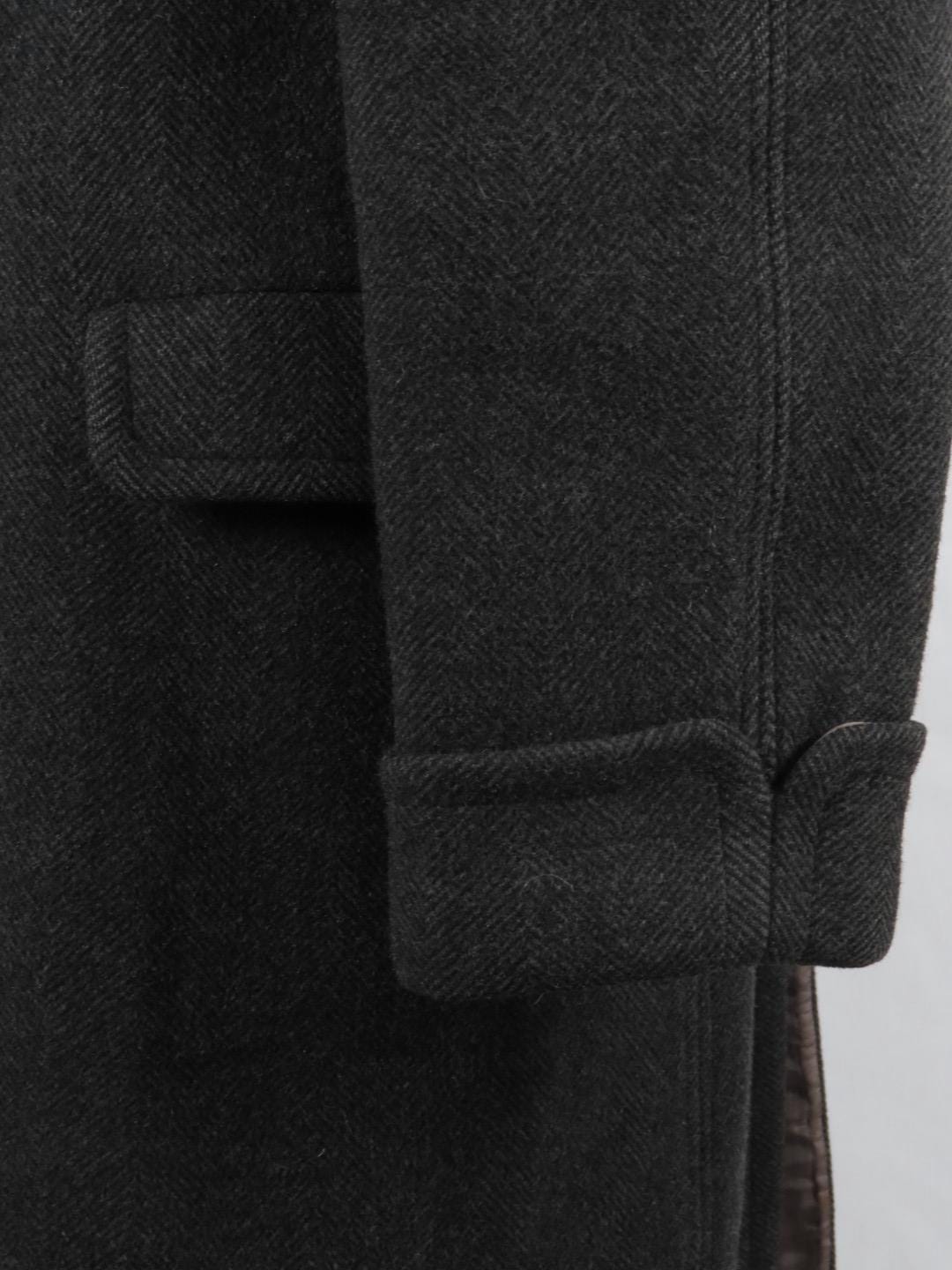 Vintage 70s French Super Heavy Weight Double Breasted Overcoat ...