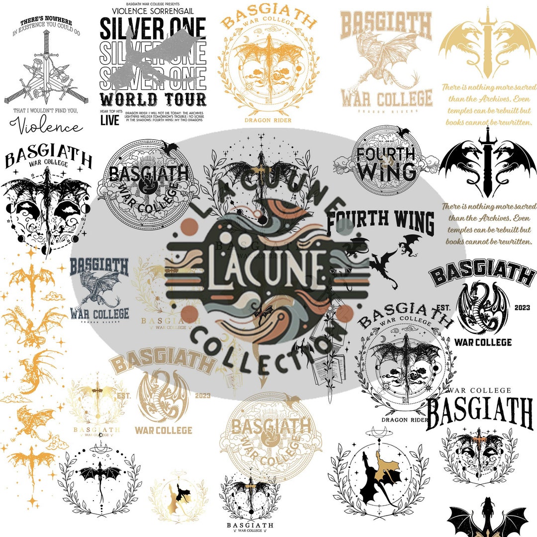 Basgiath War College Svg, Dragon Rider, Fourth Wing Bundle Svg, Violet ...