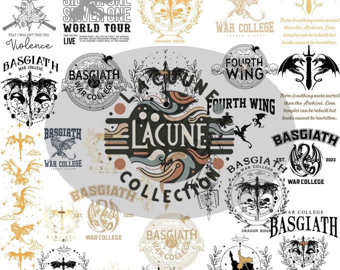 Basgiath War College Svg, Dragon Rider, Fourth Wing Bundle Svg, Violet ...