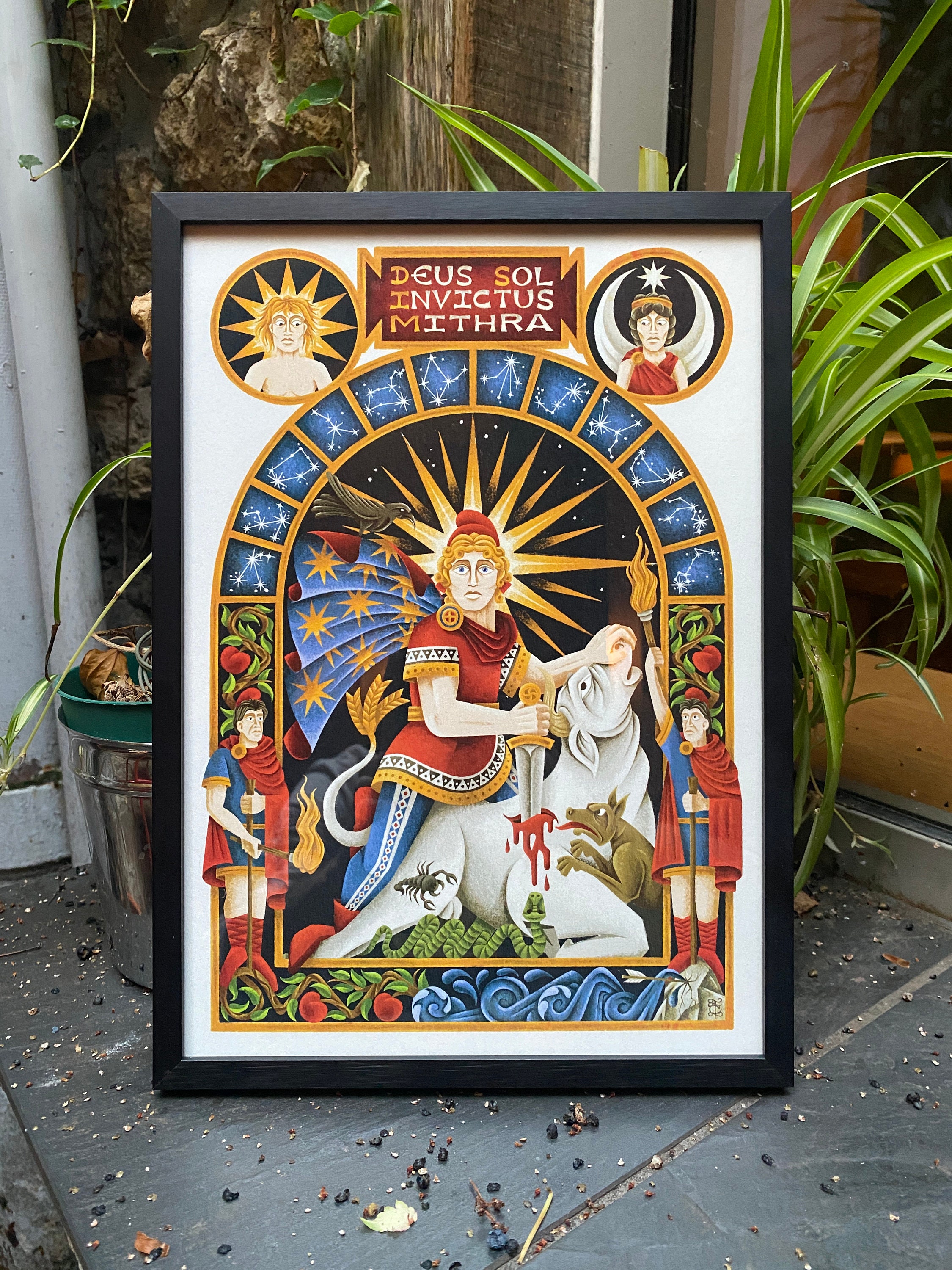 Art Print/ Illustration A4 Mithra - Etsy