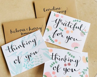 Handwritten Card | Etsy