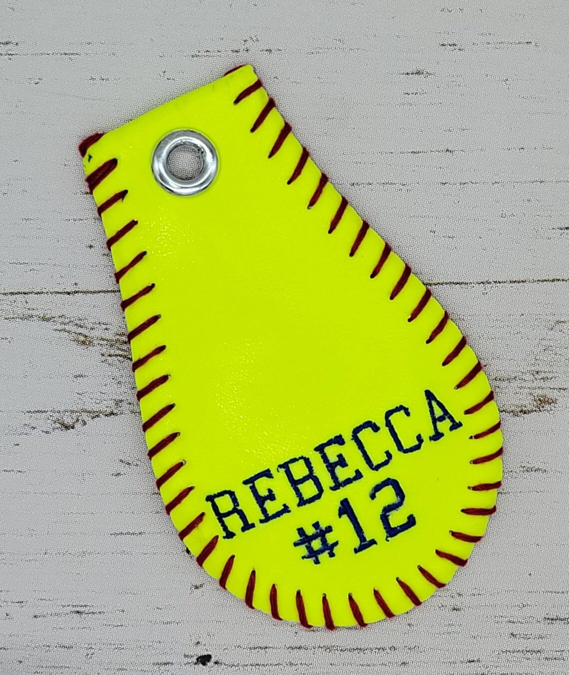 Team Softball Keychain Personalized Softball Key Chain - Etsy