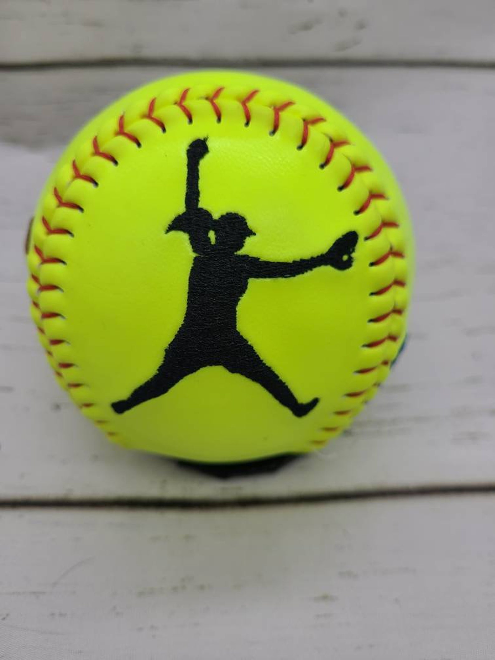 Personalized Softball Embroidered Softball Personalized - Etsy