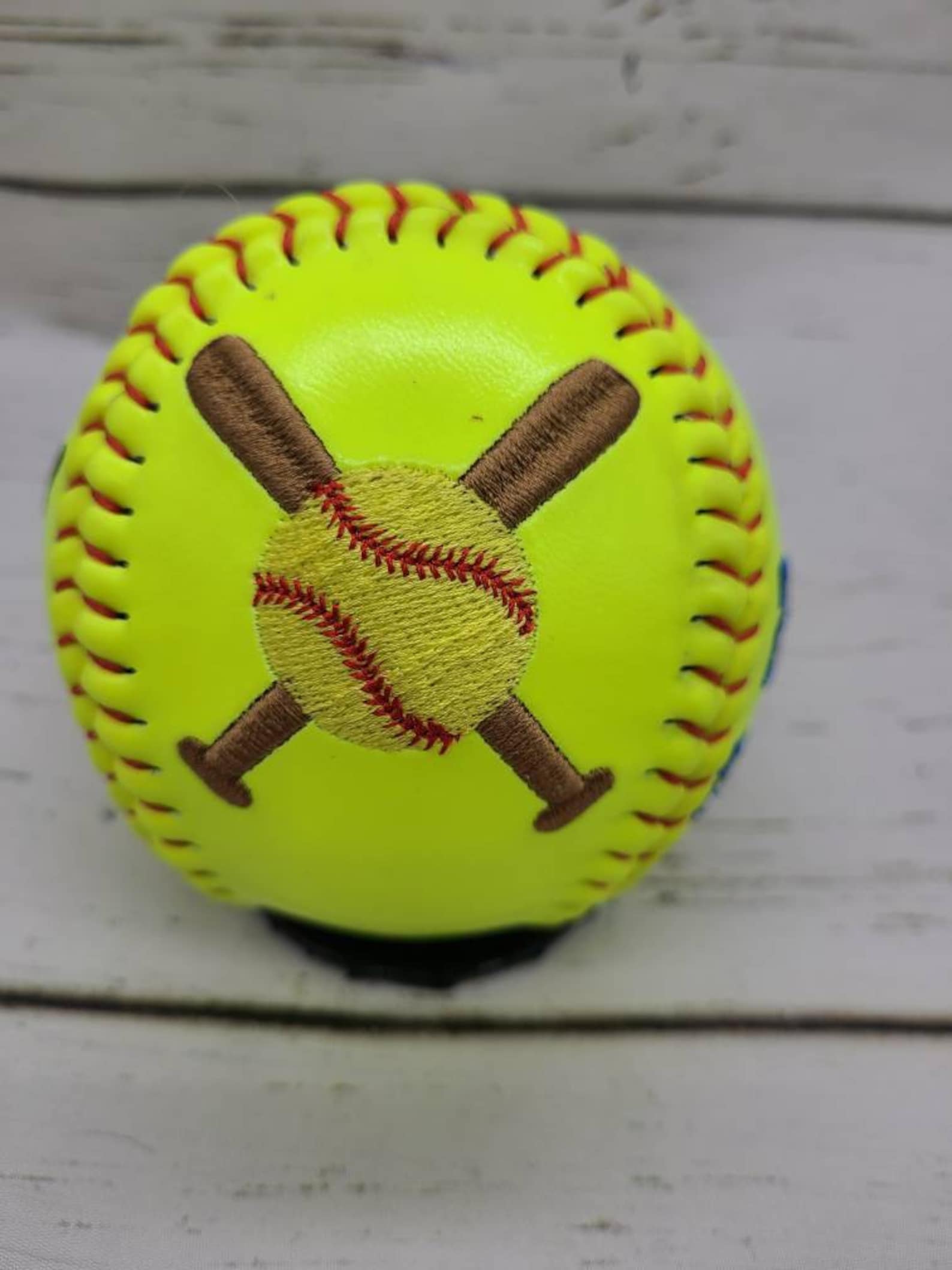 Personalized Softball Embroidered Softball Personalized - Etsy