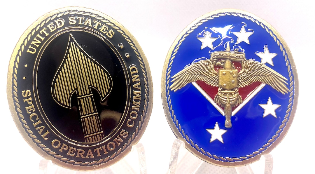 USMC MARSOC Marine Corps Special Operations Command Marine Raiders Challenge Coin - Etsy