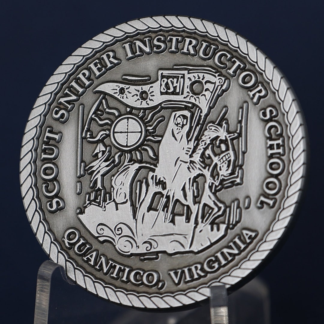 USMC Scout Sniper Instructor School Challenge Coin - Etsy