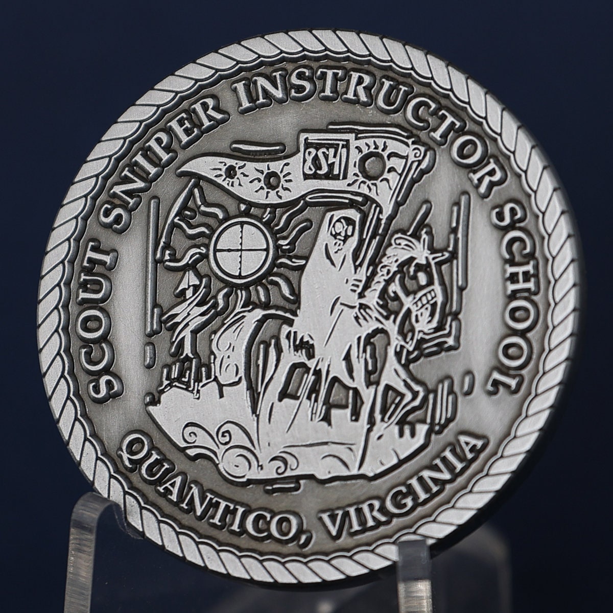 USMC Scout Sniper Instructor School Challenge Coin - Etsy