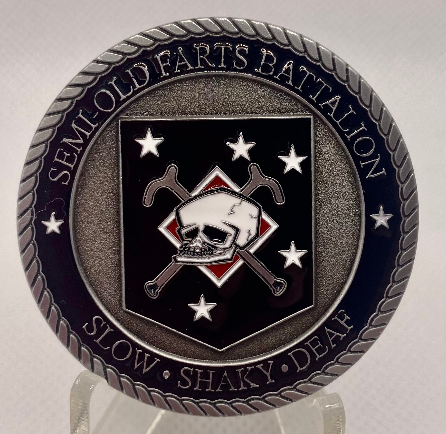 USMC Semi-old Farts BN Marine Corps Veteran Challenge Coin - Etsy