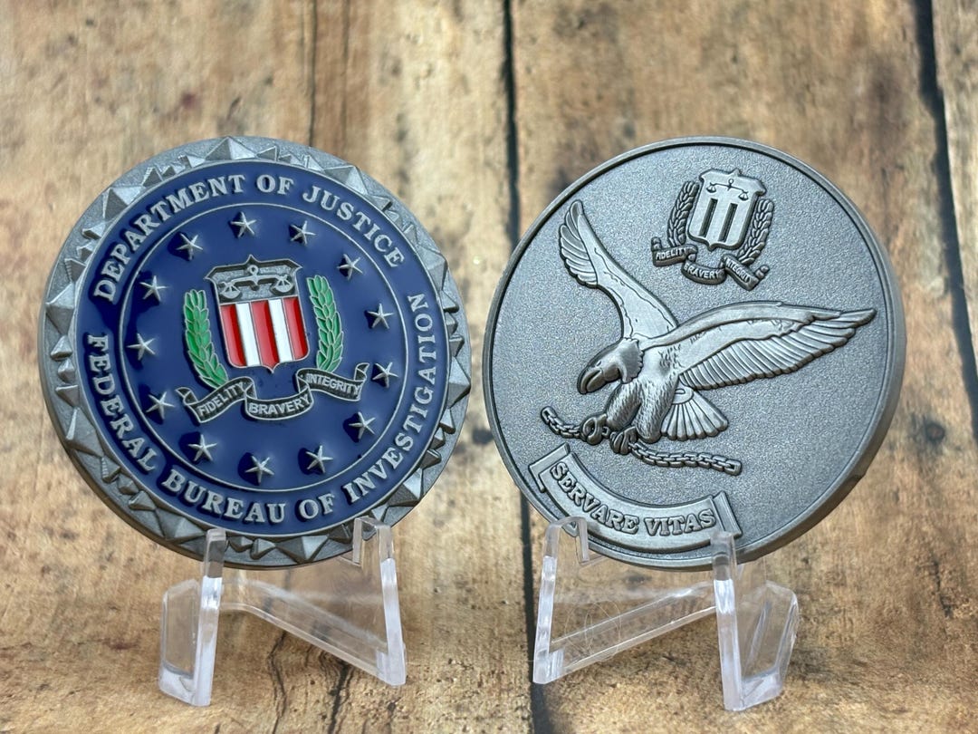 Federal Bureau of Investigation Hostage Rescue Team Challenge Coin (FBI ...