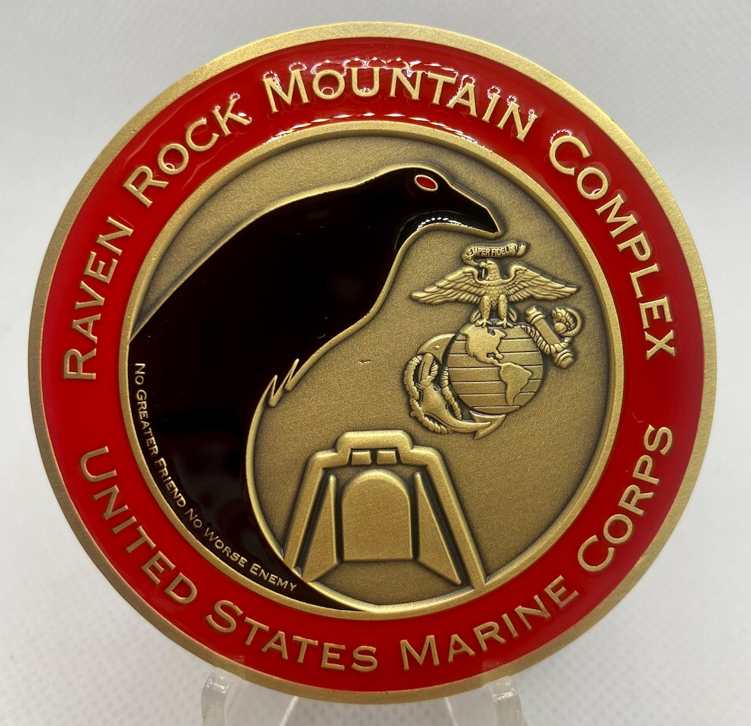 USMC Marine Corps Raven Rock Site R Disaster Site 3” Challenge Coin - Etsy