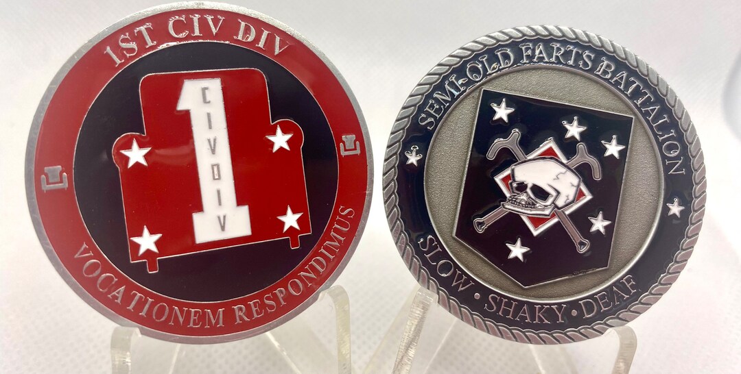 1st CIV DIV Semi-old Farts BN Army Navy Air Force Marine - Etsy