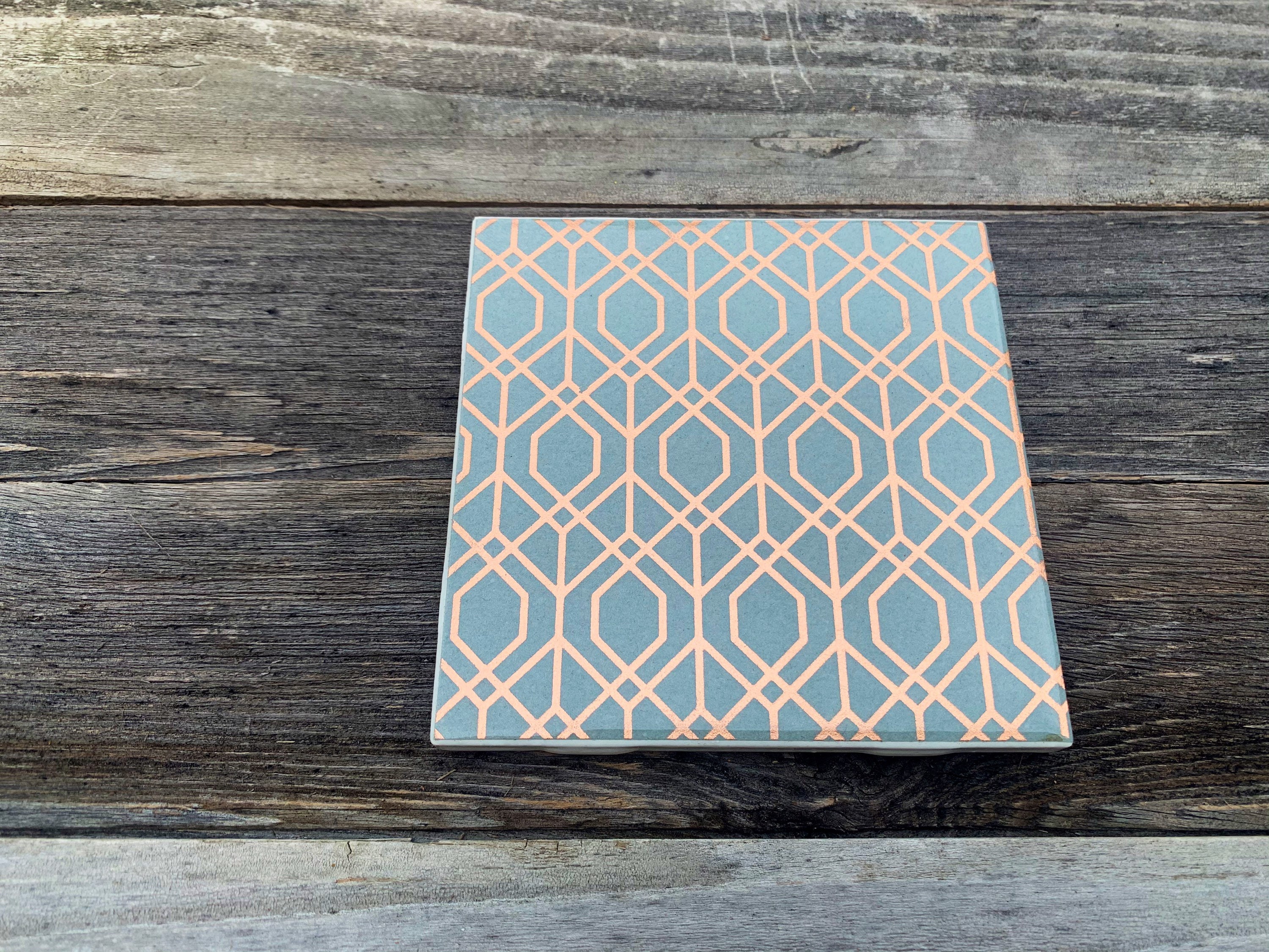 Ceramic Tile Coasters I Set of 4 I Repurposed I Handmade I - Etsy UK