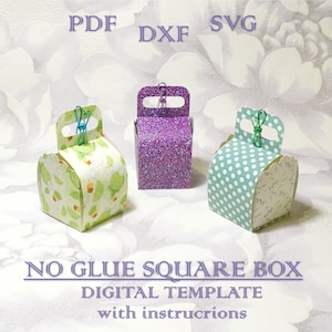 No Glue Gift Box, No Glue Simple Box, No Glue Box, Gift Box, Party ...