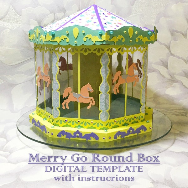 3d Carousel Svg - Etsy