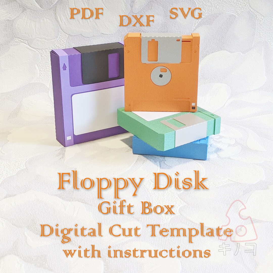 Floppy Disk Gift Box, Shadow Box, 90s Style Party Decor, Retro Treat ...