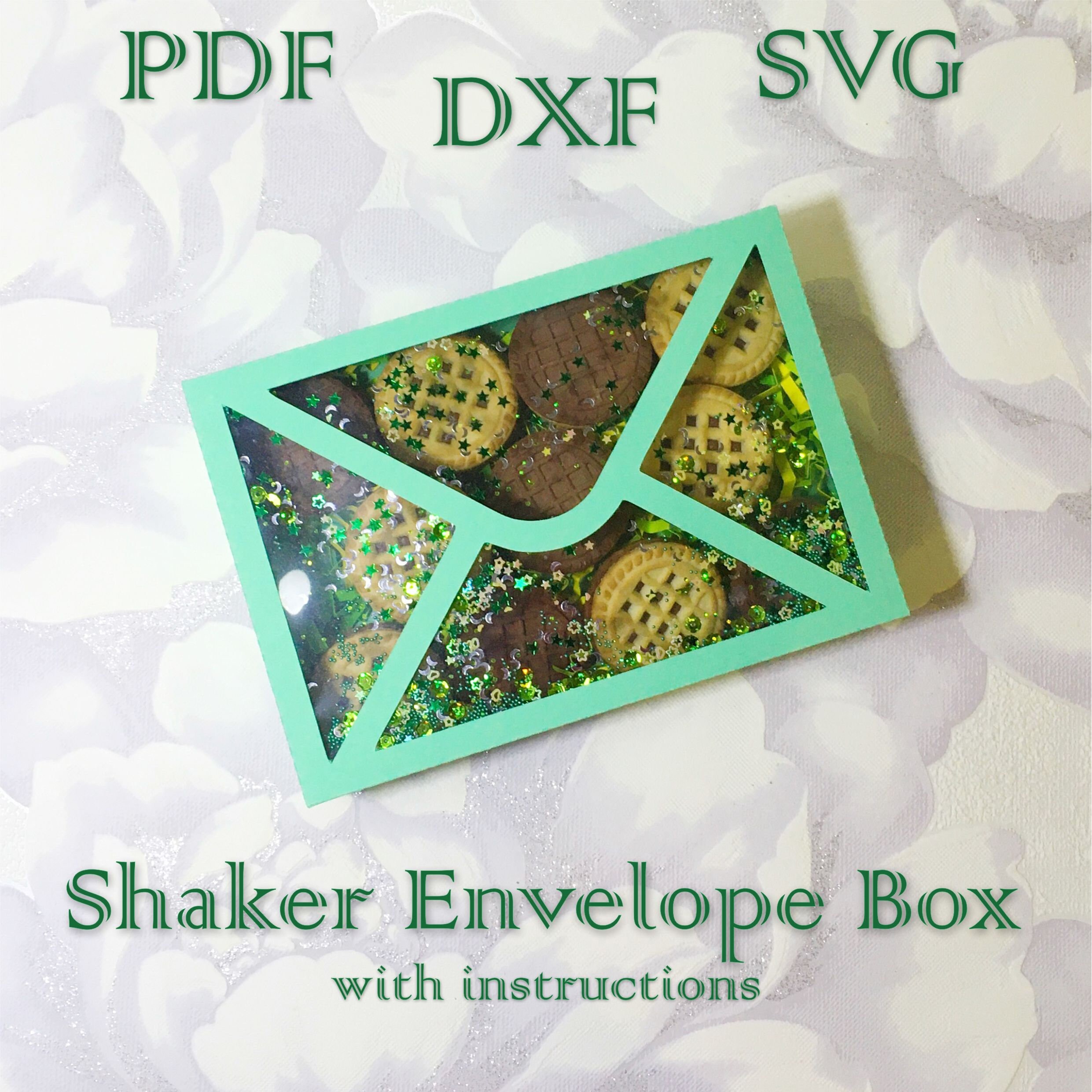 Shaker Envelope Box Gift Treat Box Birthday Party - Etsy