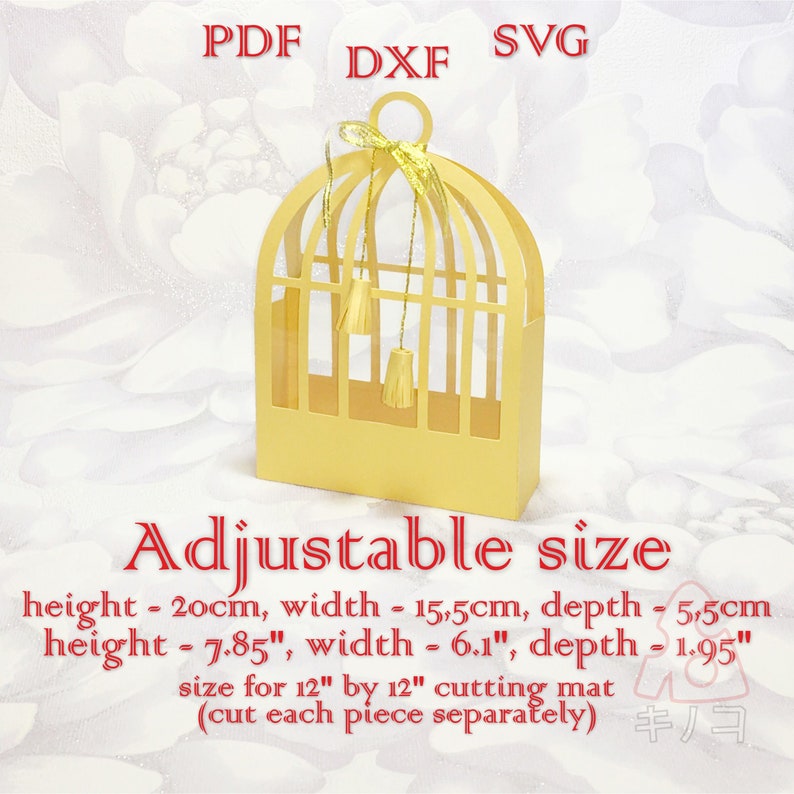 Bird Cage Tote Bag, Spring Gift Favor, 3D Bird Cage Bag, Festive Bag ...