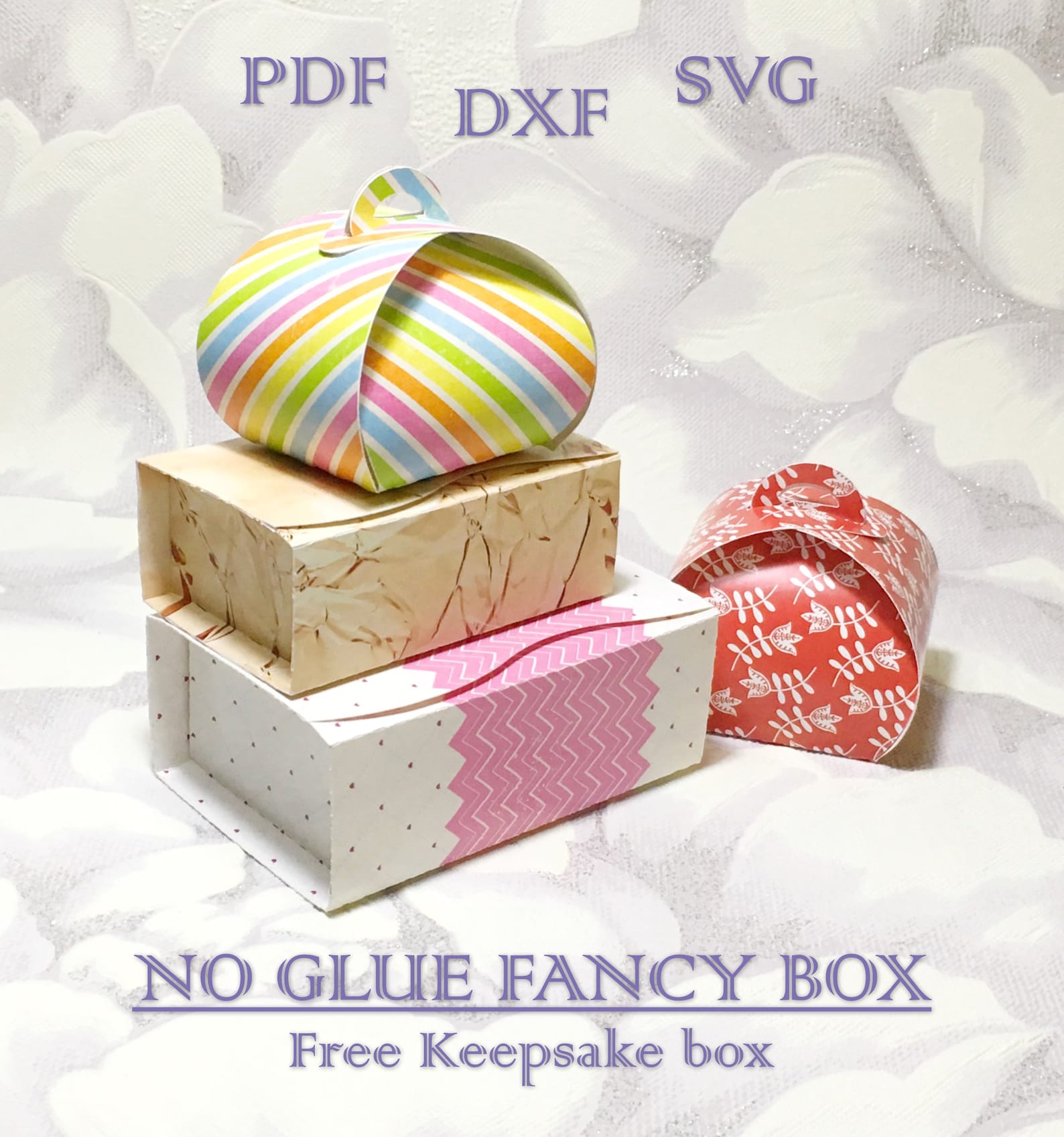 No Glue Fancy Box No Glue Box Self Closed Box Gift Box - Etsy