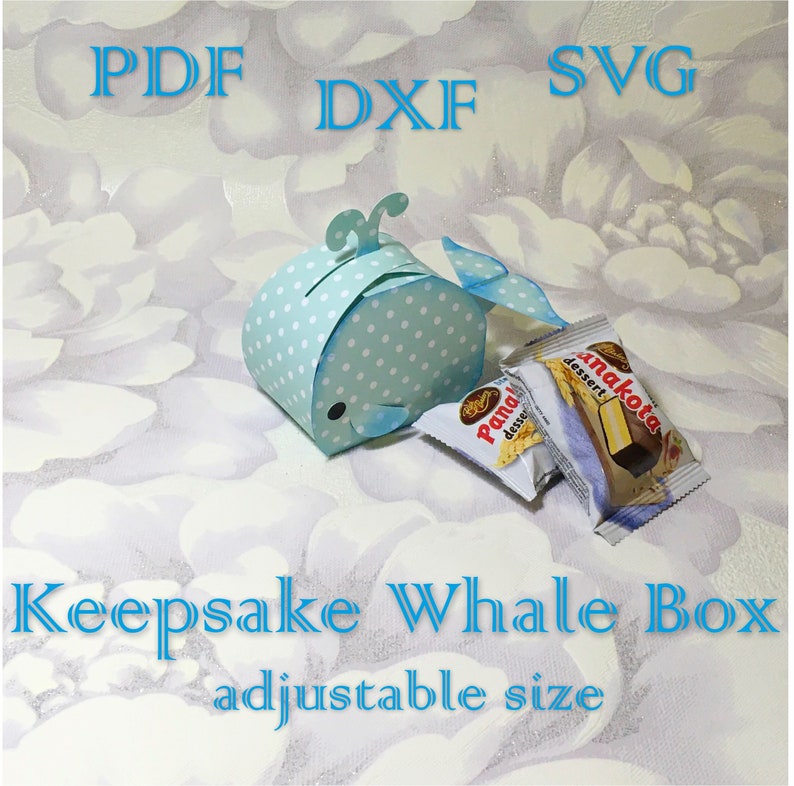 No Glue Keepsake Whale Box Wedding Favor Birthday Baby - Etsy