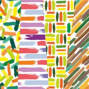Brush Strokes Seamless Digital Pattern Paper, Printable Patterns ...