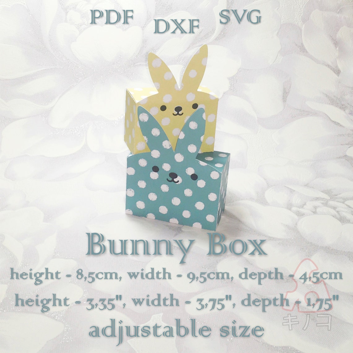 Bunny Box Birthday 3D Holiday Baby Shower Favor Treat - Etsy