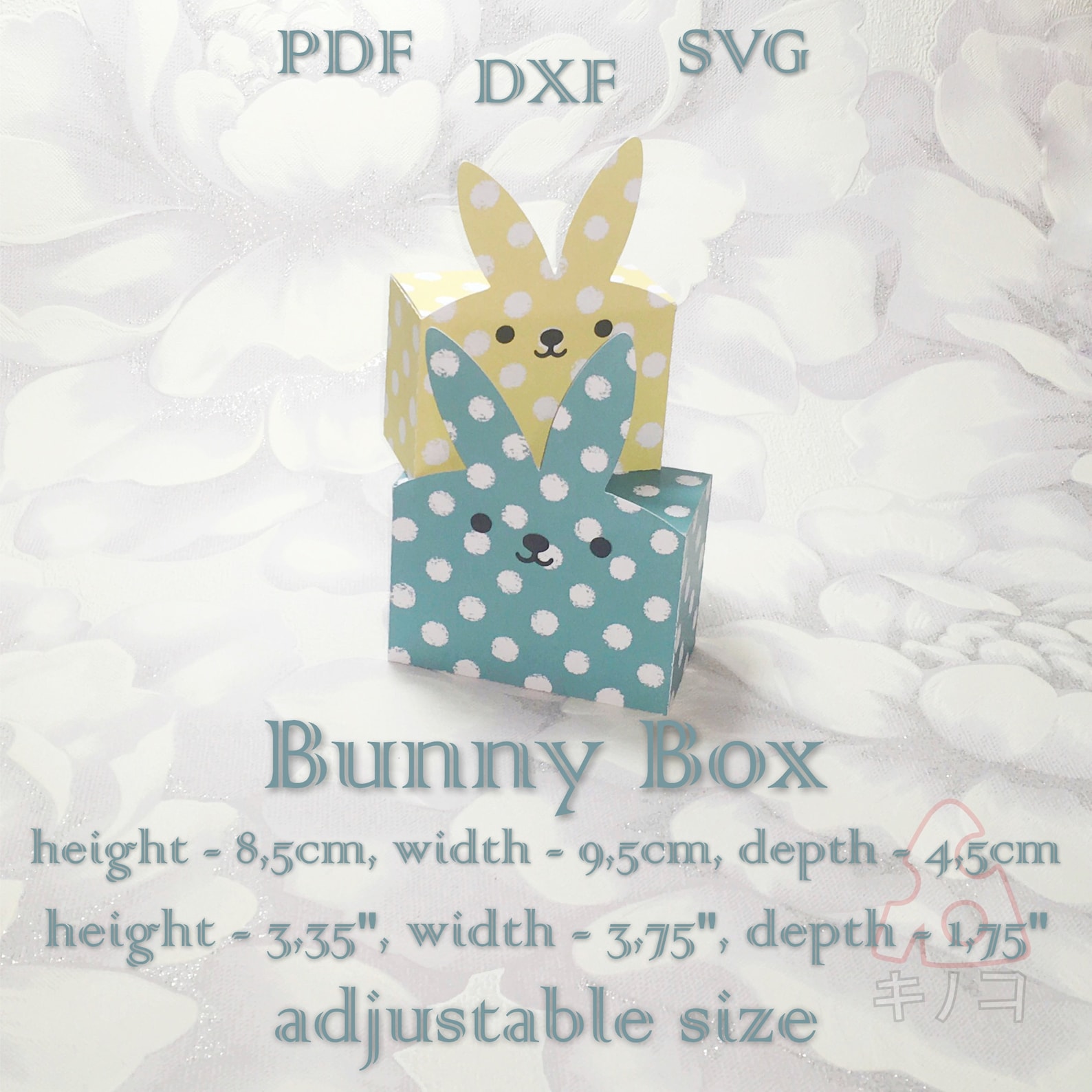 Bunny Box Birthday 3D Holiday Baby Shower Favor Treat - Etsy