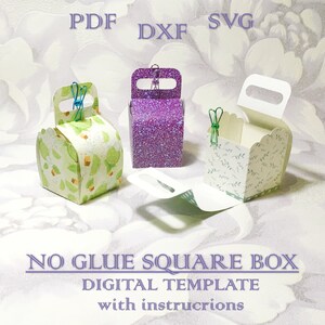 No Glue Gift Box, No Glue Simple Box, No Glue Box, Gift Box, Party ...