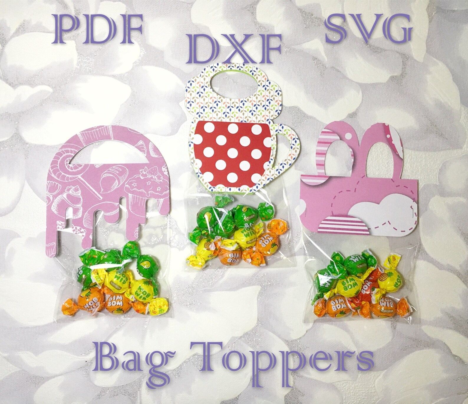 Treat Bag Toppers Bundle, Party Decorations, Gift Bag Toppers, SVG PDF ...