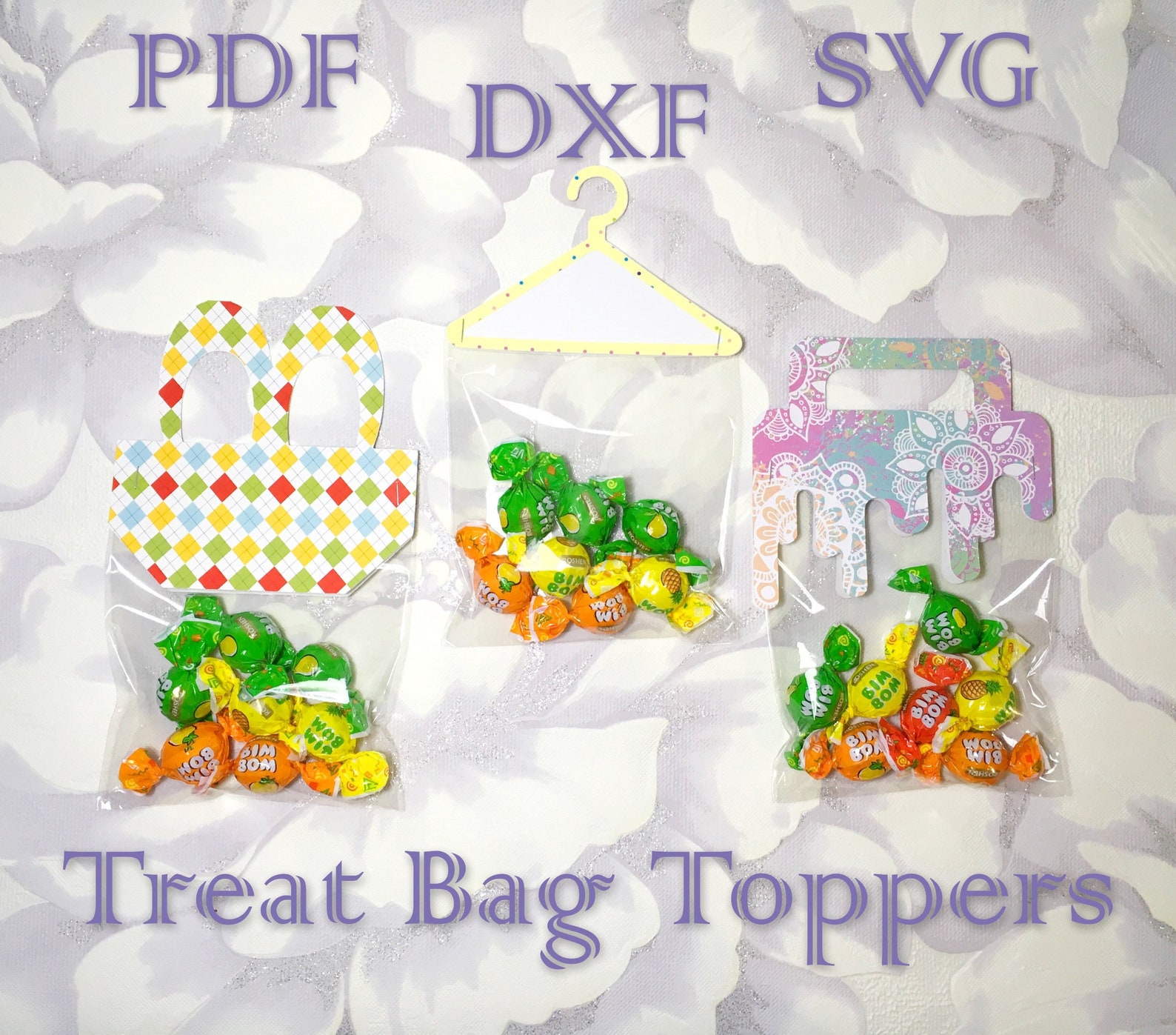 Treat Bag Toppers Bundle Party Decorations Happy Birthday | Etsy