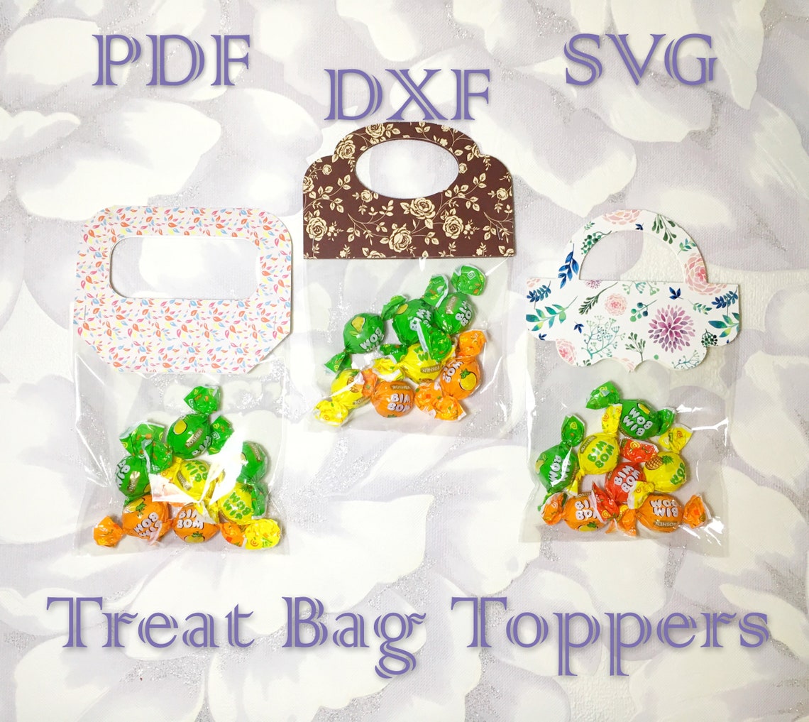 Treat Bag Toppers Bundle Party Decorations Happy Birthday | Etsy