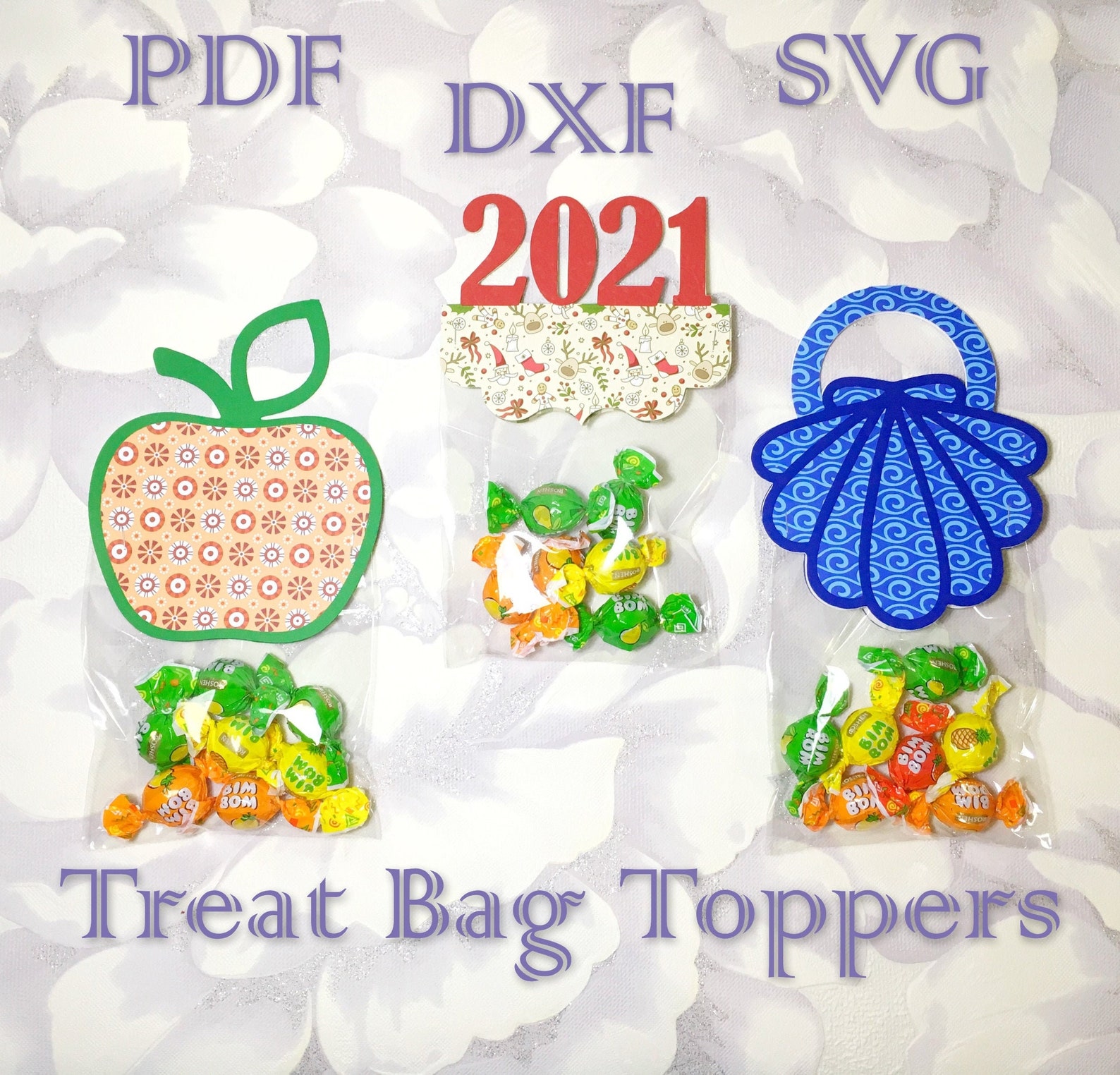 Treat Bag Toppers Bundle Party Decorations Happy Birthday | Etsy