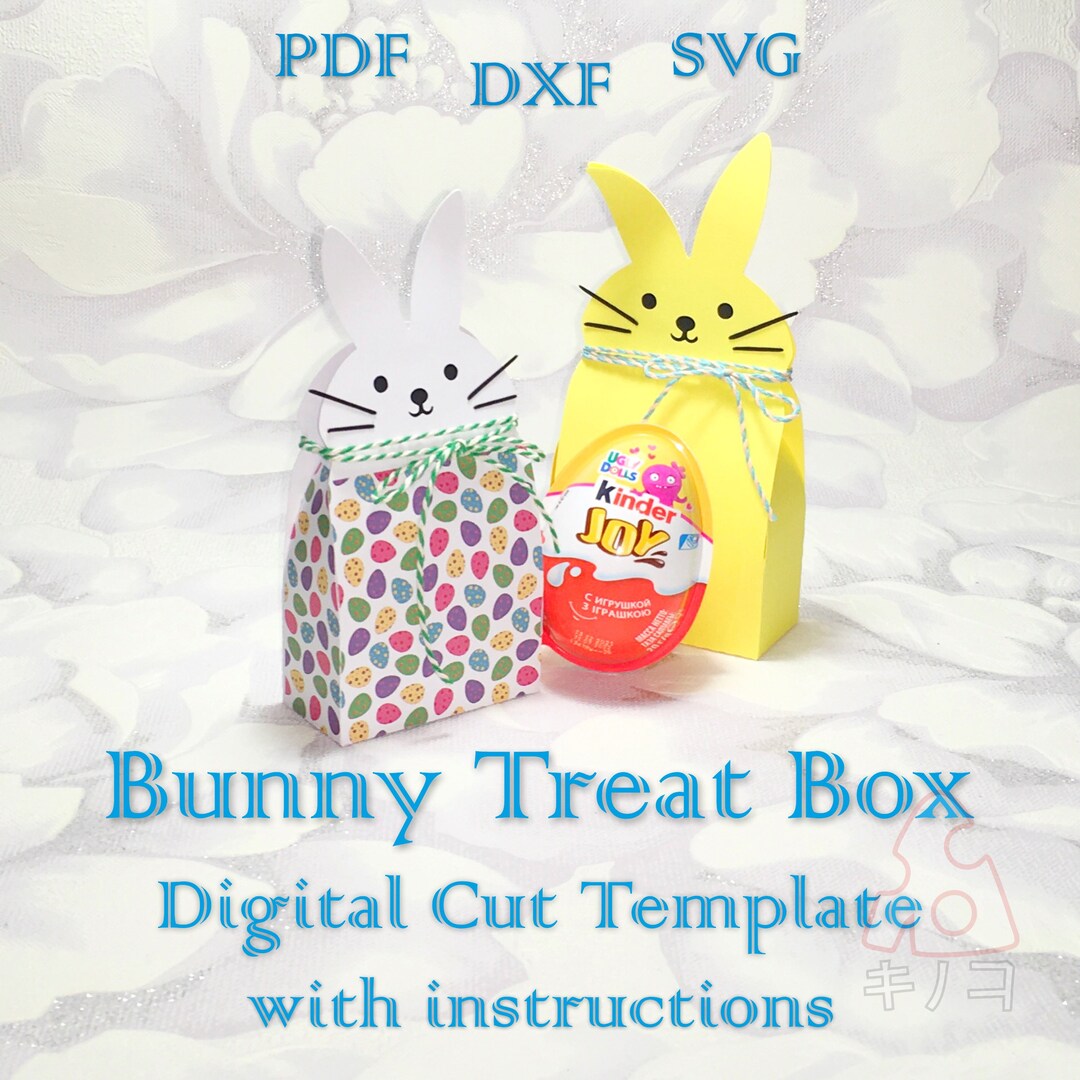 Bunny Treat Box, Candy Gift, Kids Party Favor, Baby Shower, Easter Box ...