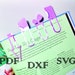 Paper Clips Cut Files, Bookmarks, PDF SVG DXF, Silhouette, Cricut ...