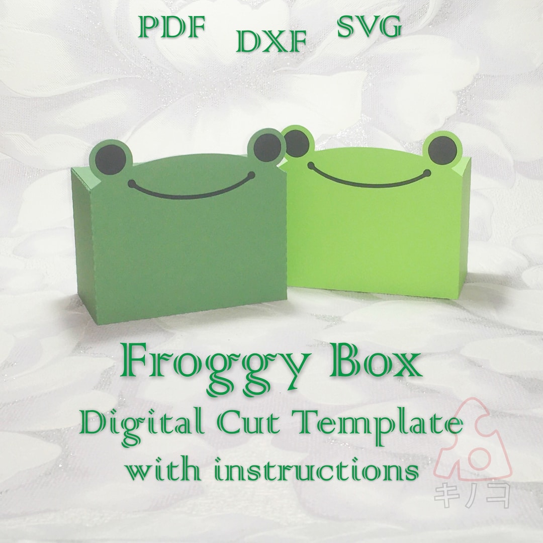 Froggy Box, Birthday, 3D, Holiday, Baby Shower Favor, Treat Frog Box ...